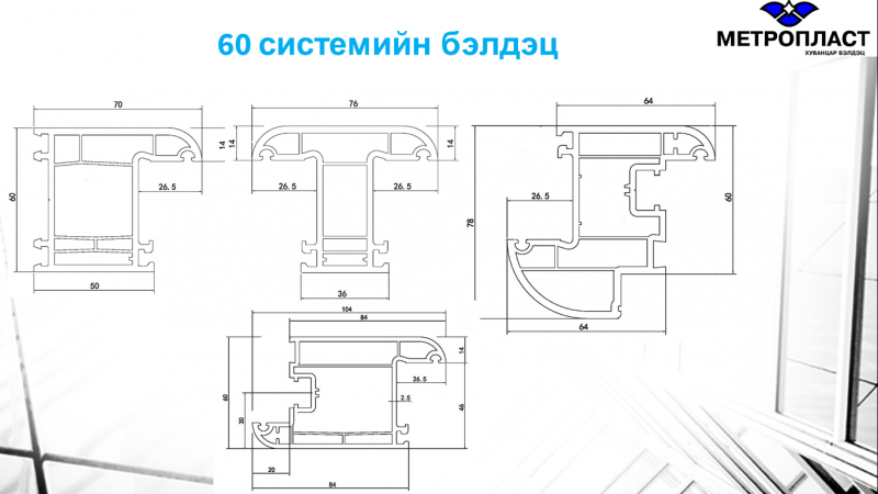 60X60 Window Profile